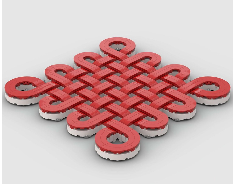 Lego Moc Chinese Knot Pro By Uminuo Rebrickable Build With Lego