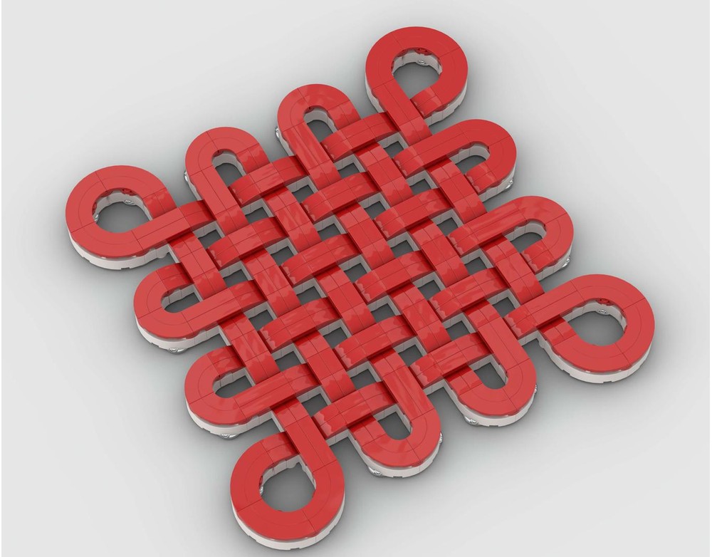 LEGO MOC Chinese Knot Pro by uminuo | Rebrickable - Build with LEGO
