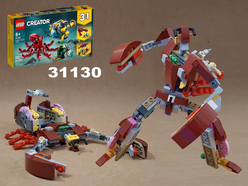 LEGO MOC Transformer Scorponok / Scorpion using LEGO Creator 31130 ...