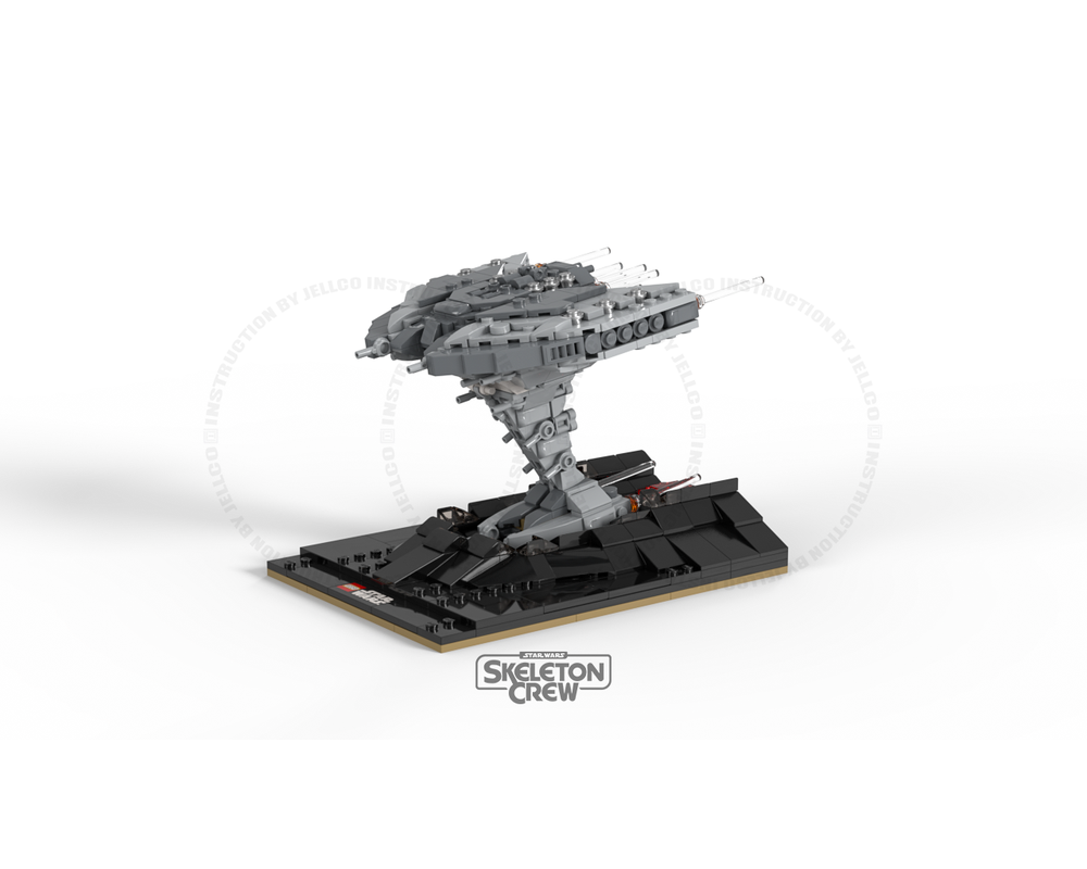 LEGO MOC Skeleton Crew Micro Diorama : Sinking Pirate ship by jellco ...