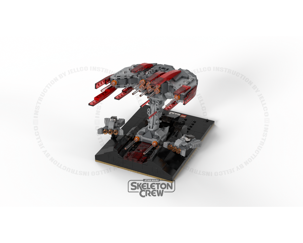 LEGO MOC Skeleton Crew Micro Diorama : Sinking Pirate ship by jellco ...