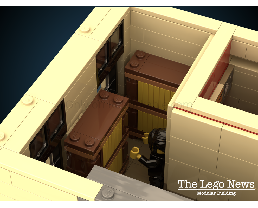 LEGO MOC "The Lego News" Newspaper building - Modular by raguidel ...