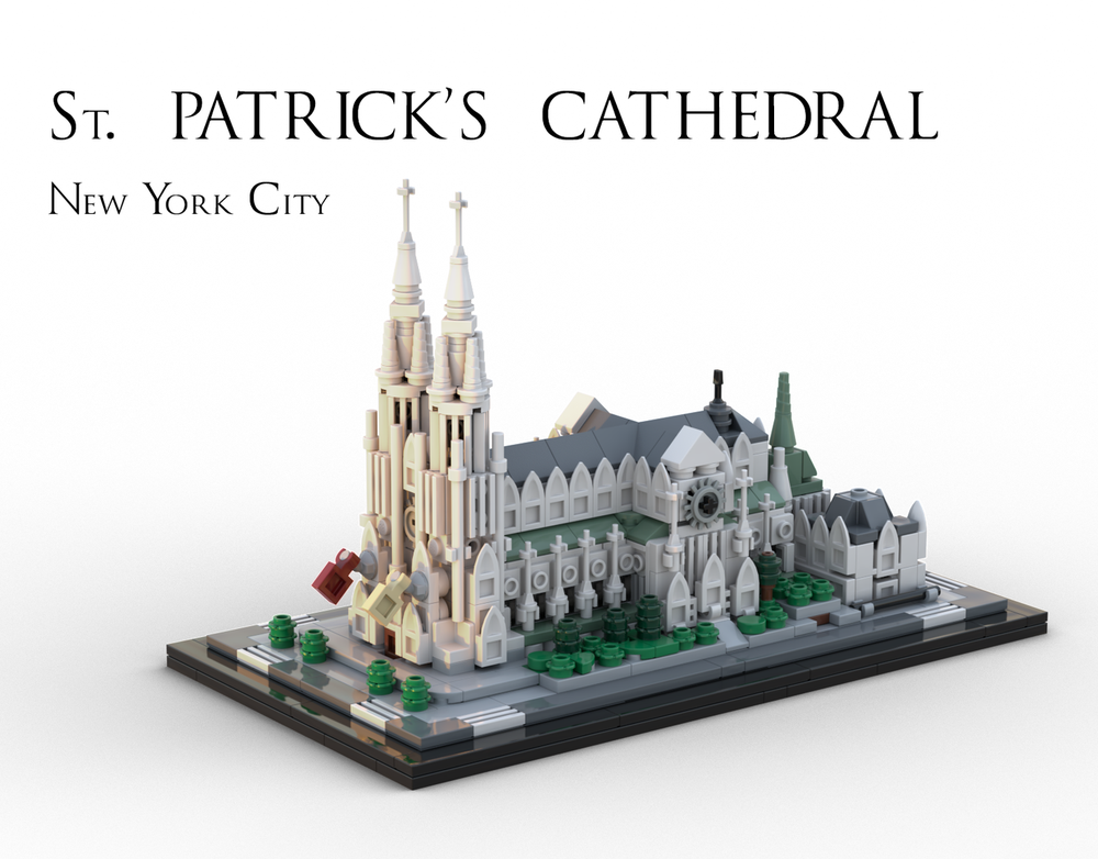 LEGO MOC-214496 St. Patrick's Cathedral 1:800 by shelflife ...