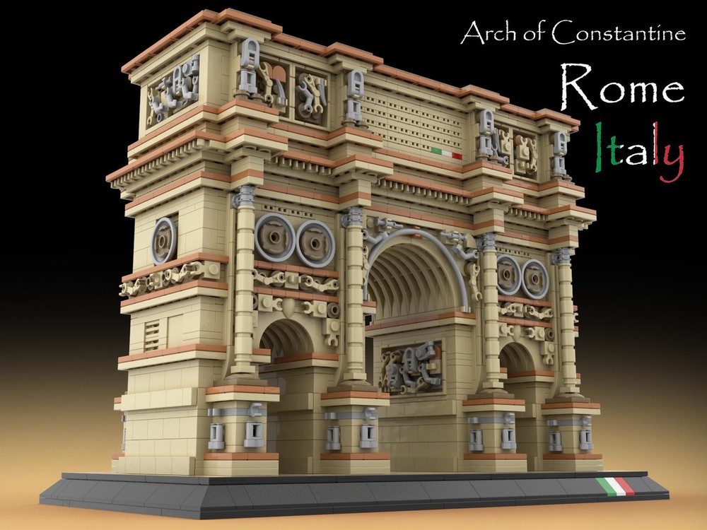 LEGO MOC Arco di Constantino (Arch of Constantine) by ARCHI3D ...