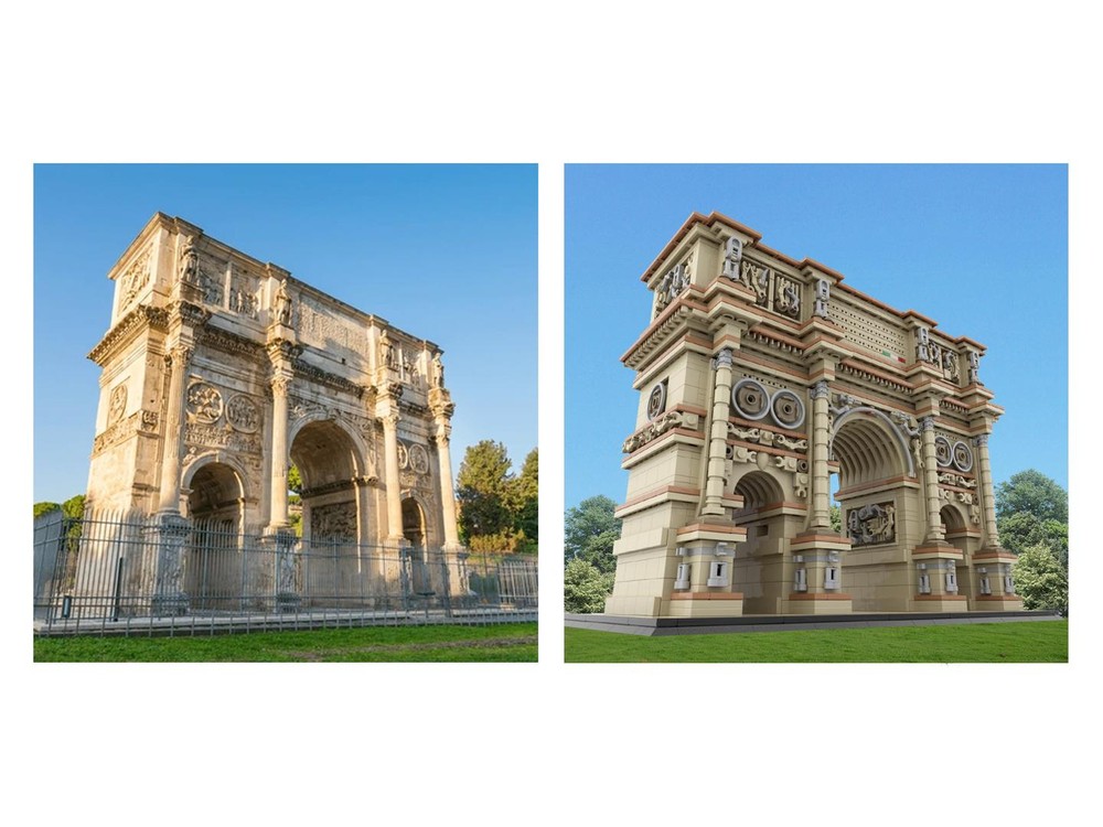 LEGO MOC-214503 Arco di Constantino (Arch of Constantine) by ARCHI3D ...