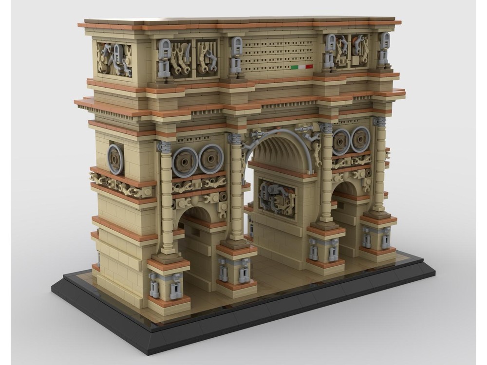 LEGO MOC-214503 Arco di Constantino (Arch of Constantine) by ARCHI3D ...