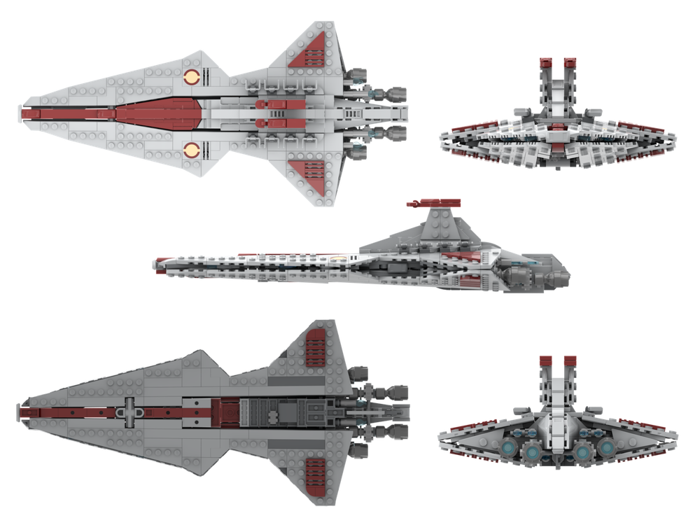 LEGO MOC Midi-Scale Venator-Class Republic Attack Cruiser by AOBrick34 ...