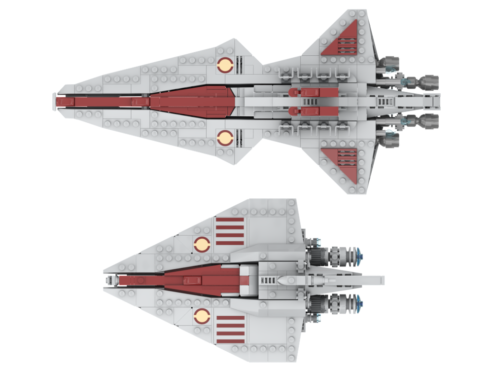 LEGO MOC Midi-Scale Venator-Class Republic Attack Cruiser by AOBrick34 ...