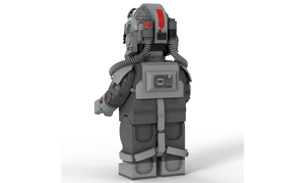LEGO MOC AT-AT Driver Megafigure (fits official Lego helmet) by Albo ...