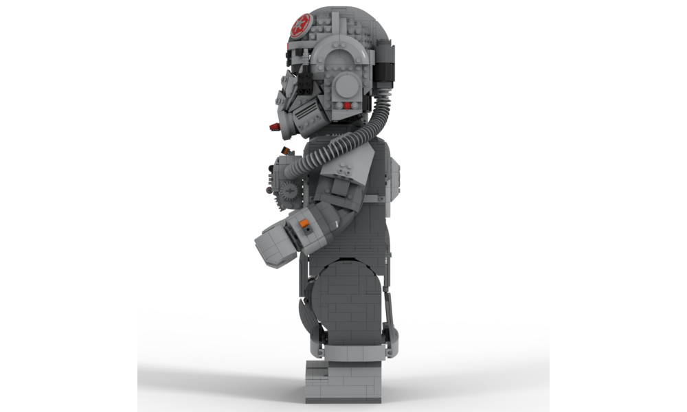 LEGO MOC AT-AT Driver Megafigure (fits official Lego helmet) by Albo ...