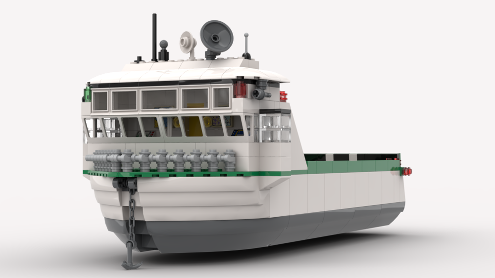 LEGO MOC RORO Ferry by v100Bricks | Rebrickable - Build with LEGO