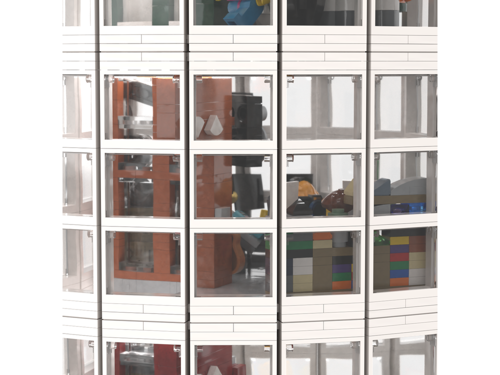 LEGO MOC Brickman Tower: Studios (6⁄9) by axsbricks | Rebrickable ...