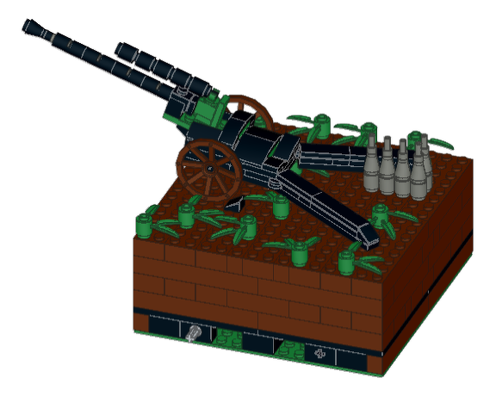 LEGO MOC WW1 Trench: Artillery Section by militarybricks1 | Rebrickable ...