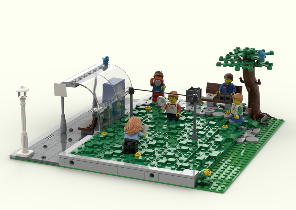 LEGO MOC Modular Lawn Game: Badminton by Bausteinbörse | Rebrickable ...