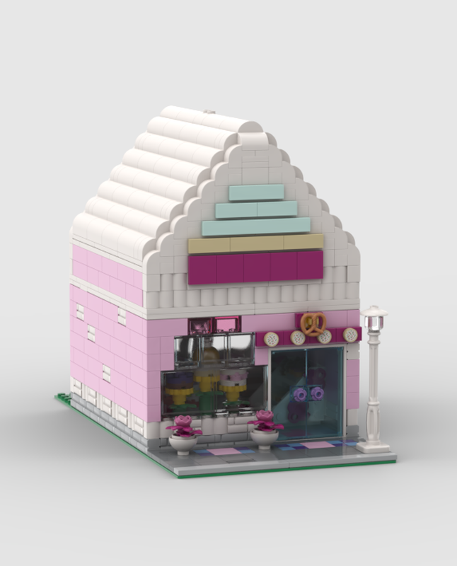 LEGO MOC Patty's Cakes Bakery by Brickette | Rebrickable - Build with LEGO