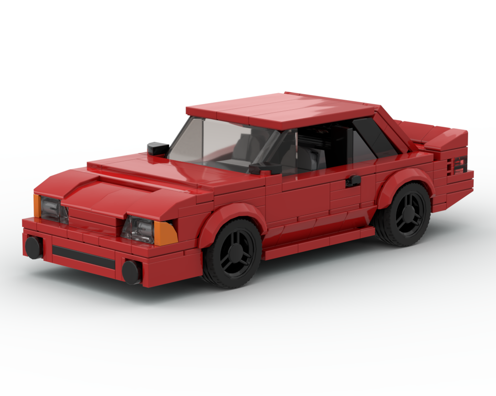 LEGO MOC Ford Mustang Foxbody Cobra by KazeBricks | Rebrickable - Build ...