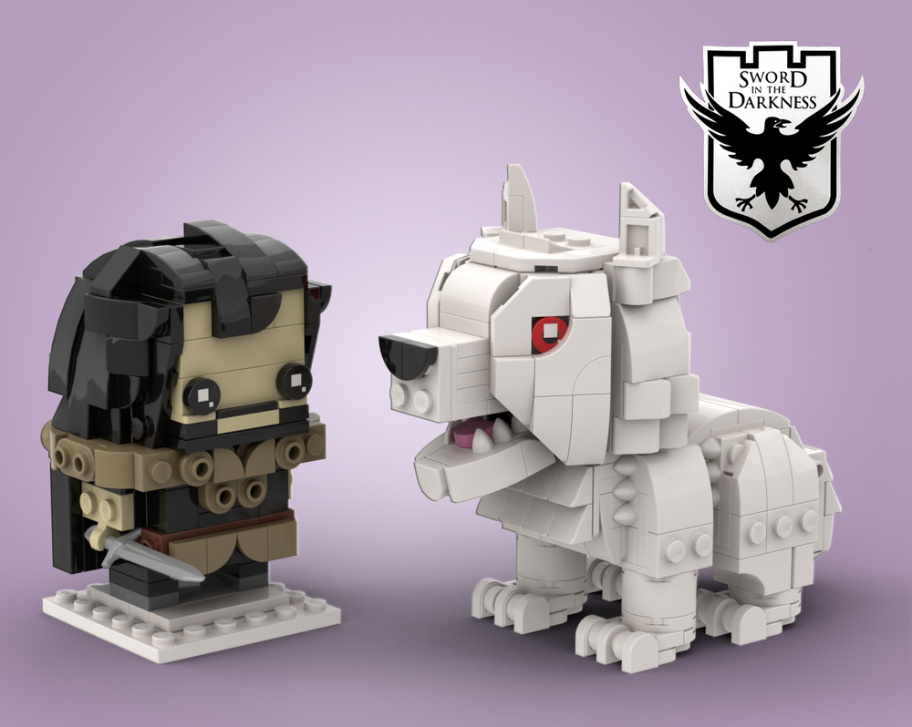 LEGO MOC Jon Snow + Ghost (Game of Thrones) by abracada_brick ...