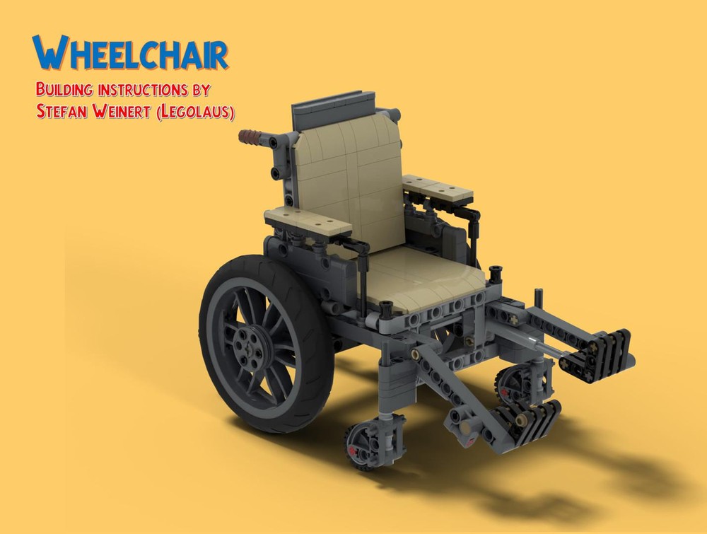 LEGO MOC-214566 Wheelchair by legolaus | Rebrickable - Build with LEGO