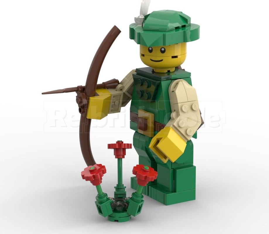 LEGO MOC-214571 Upscaled Forest Man in 3:1 by williweb | Rebrickable ...