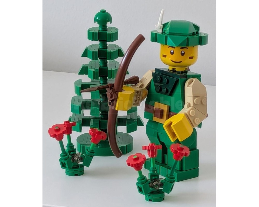 LEGO MOC Upscaled Forest Man in 3:1 by williweb | Rebrickable - Build ...