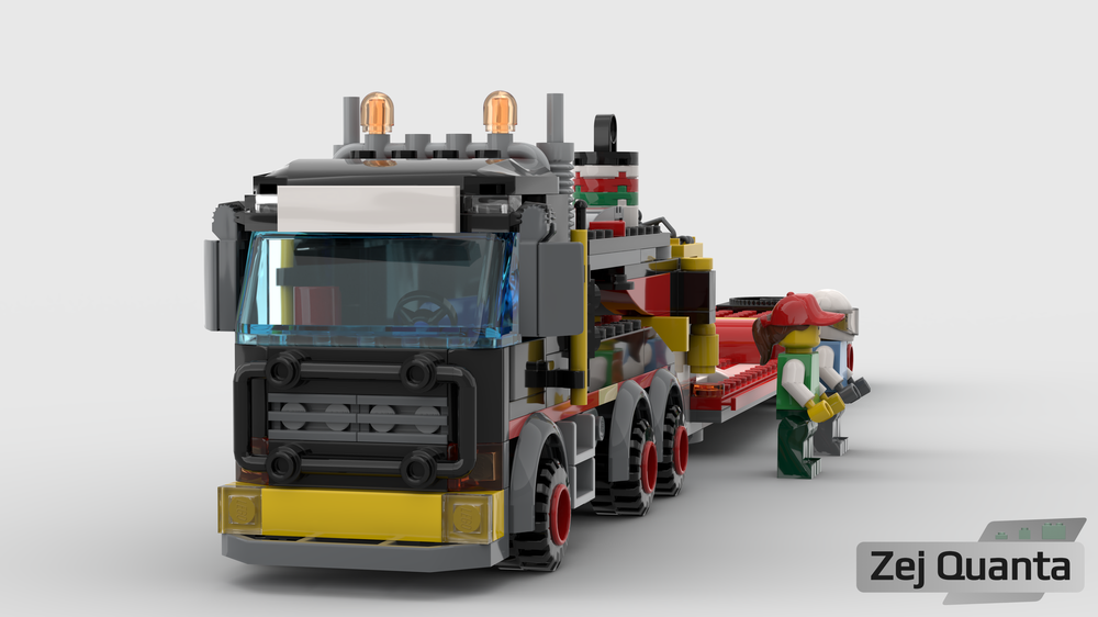 LEGO MOC MOC | City | Heavy Load Transport Truck by ZejQuanta ...