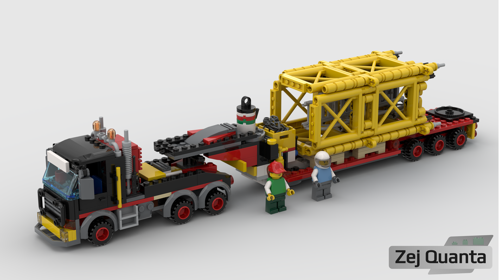 LEGO MOC-214580 MOC | City | Heavy Load Transport Truck by ZejQuanta ...