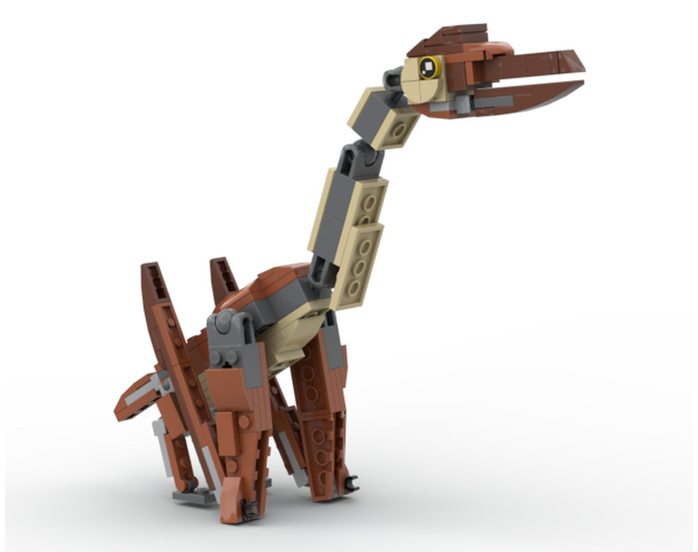 LEGO MOC-214600 Quetzalcoatlus and Tyrannosaurus rex (Prehistoric ...