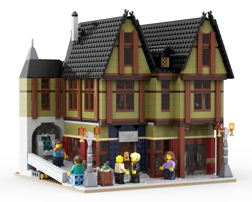 LEGO MOC-214601 Antique dealer's half-timbered house by Niouls ...