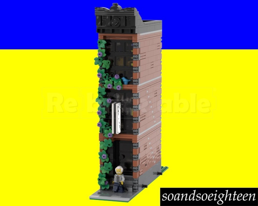 LEGO MOC Art Gallery Modular Building by Soandso | Rebrickable - Build ...