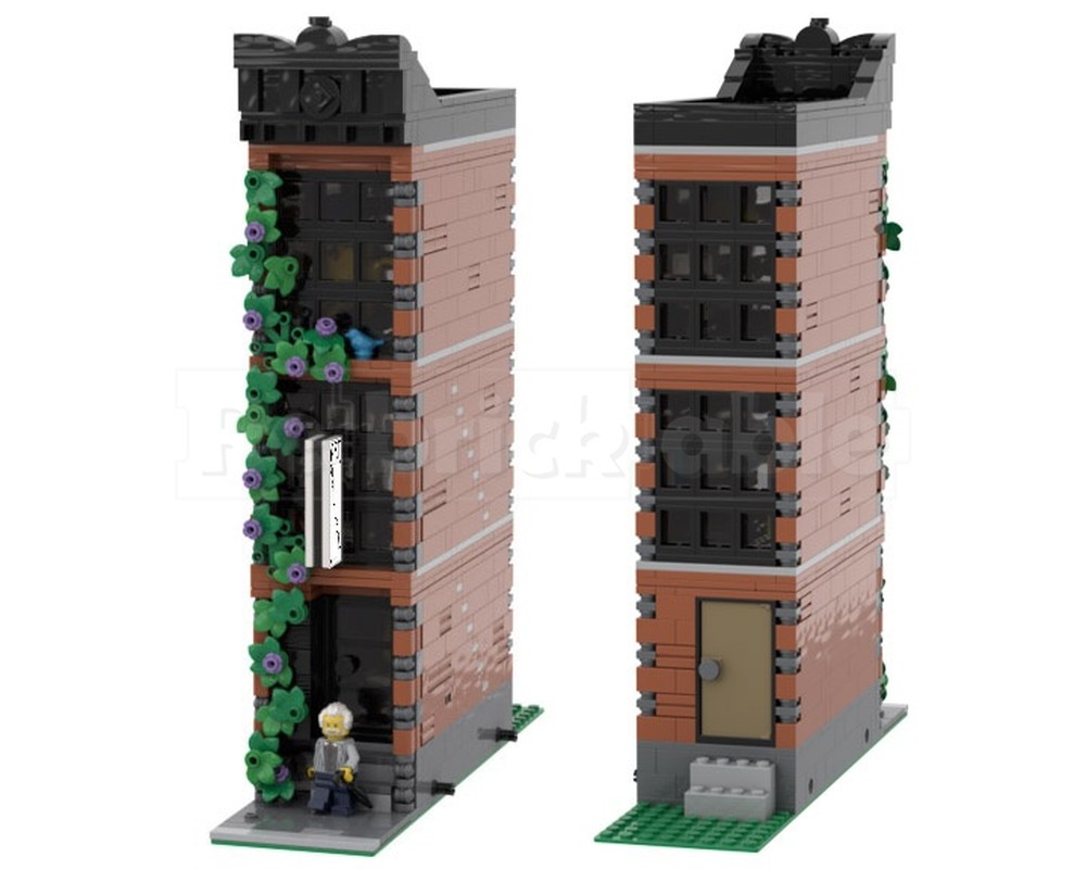 LEGO MOC Art Gallery Modular Building by Soandso | Rebrickable - Build ...