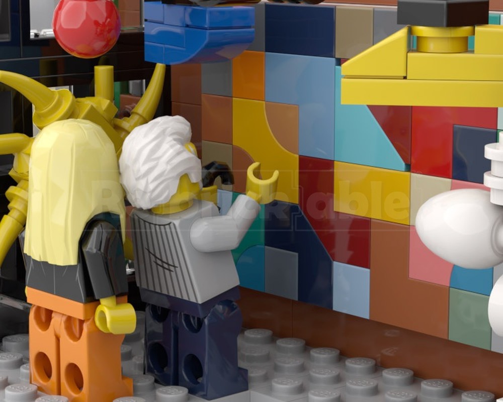 LEGO MOC Art Gallery Modular Building by Soandso | Rebrickable - Build ...
