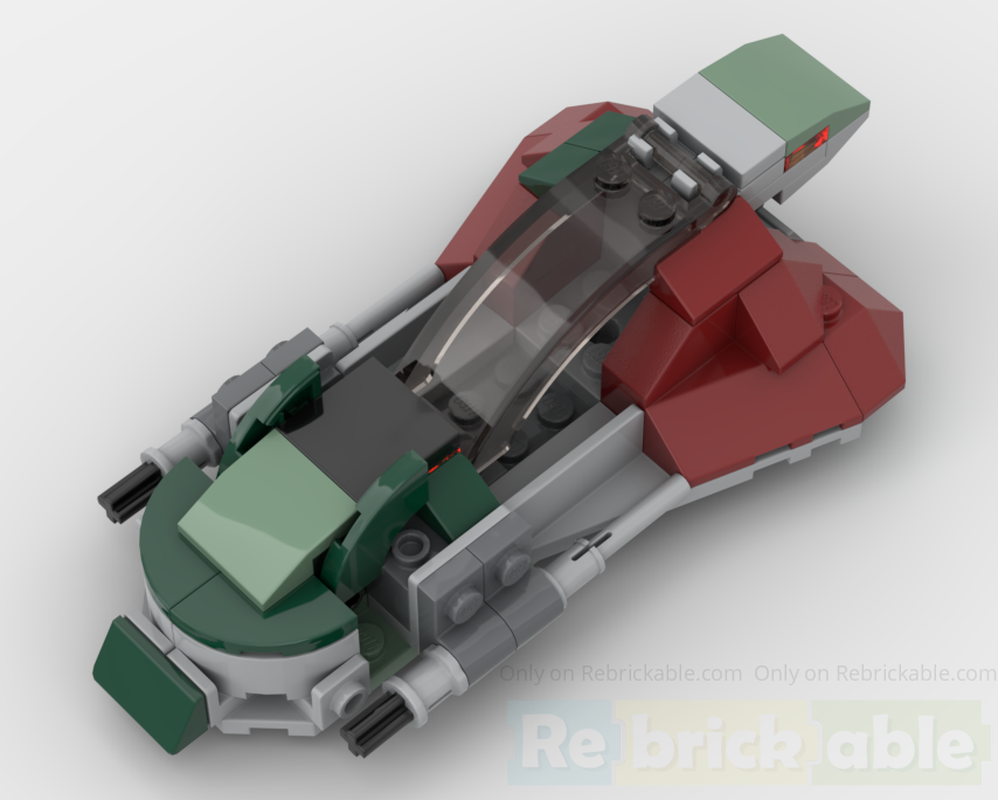 LEGO MOC Boba Fet Coruscant Airspeeder by Ewok | Rebrickable - Build ...