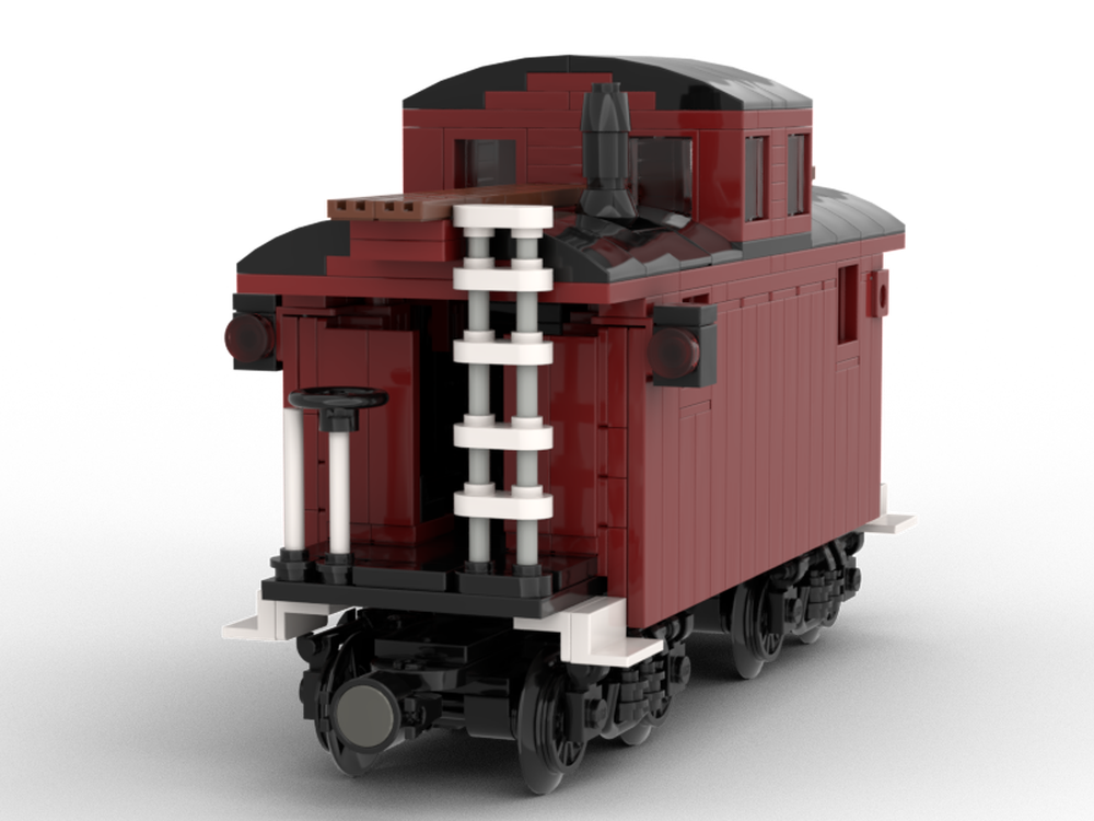 LEGO MOC-214617 D&RGW Short Caboose by RioGrandeMan | Rebrickable ...