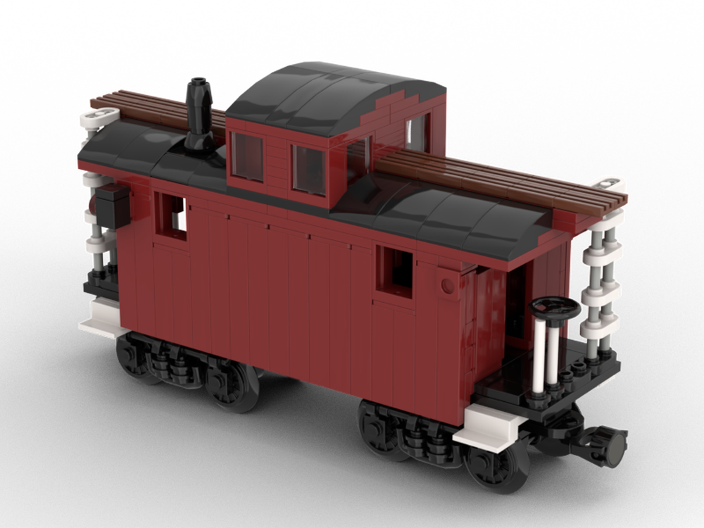 LEGO MOC-214617 D&RGW Short Caboose by RioGrandeMan | Rebrickable ...