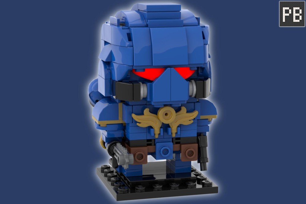LEGO MOC-214626 Astartes Space Marine Brickheadz (WH40K) by ...