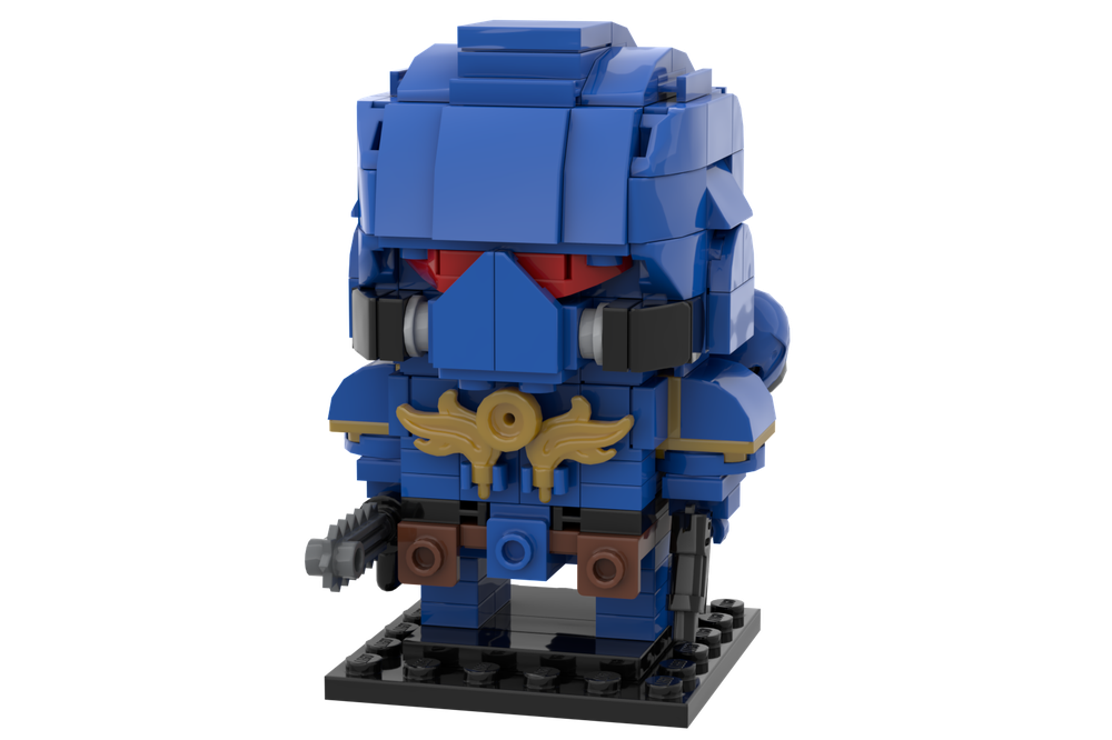 LEGO MOC-214626 Astartes Space Marine Brickheadz (WH40K) by ...