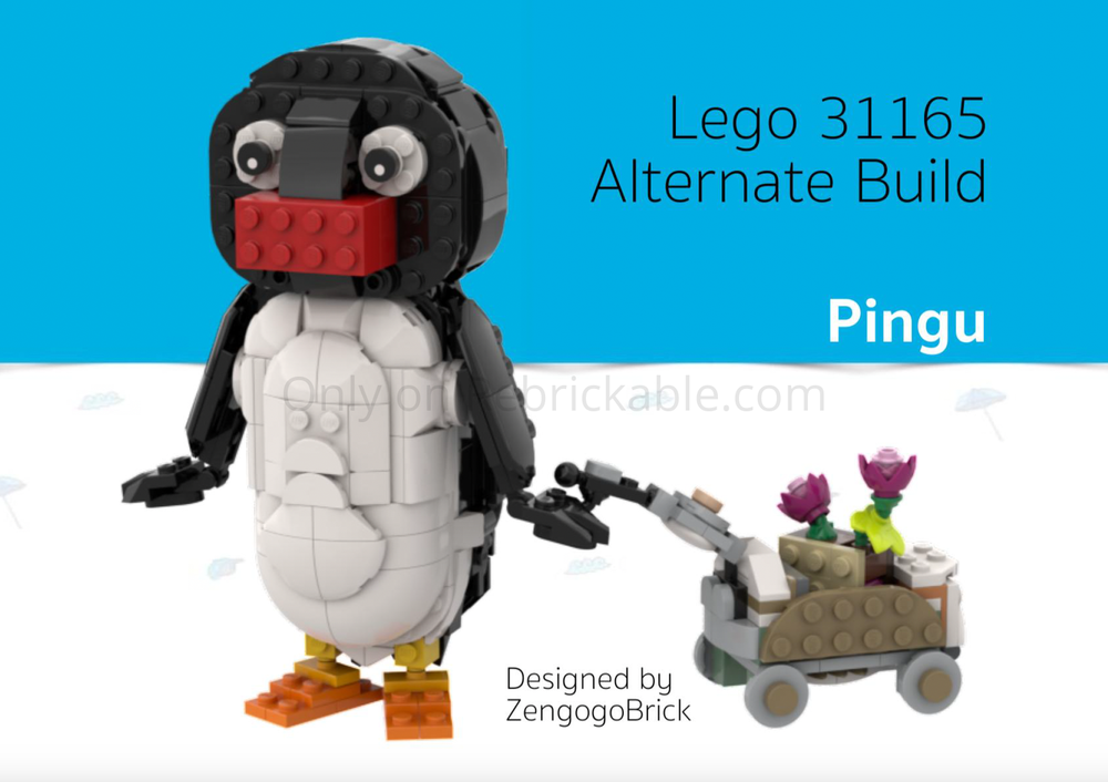 LEGO MOC 31165 Pingu by zengogobrick | Rebrickable - Build with LEGO