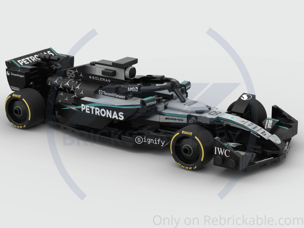 LEGO MOC F1 Mercedes W16 by Pit Lane Bricks Factory | Rebrickable ...