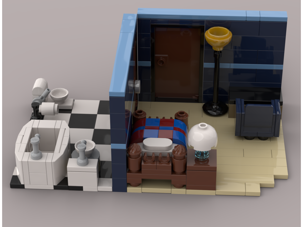 LEGO MOC Modular Makeover - Cafe Corner by Vandor214 | Rebrickable ...