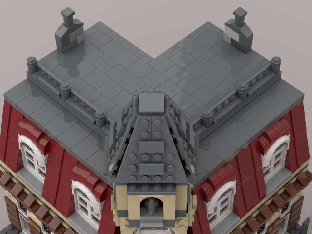 LEGO MOC Modular Makeover - Cafe Corner by Vandor214 | Rebrickable ...