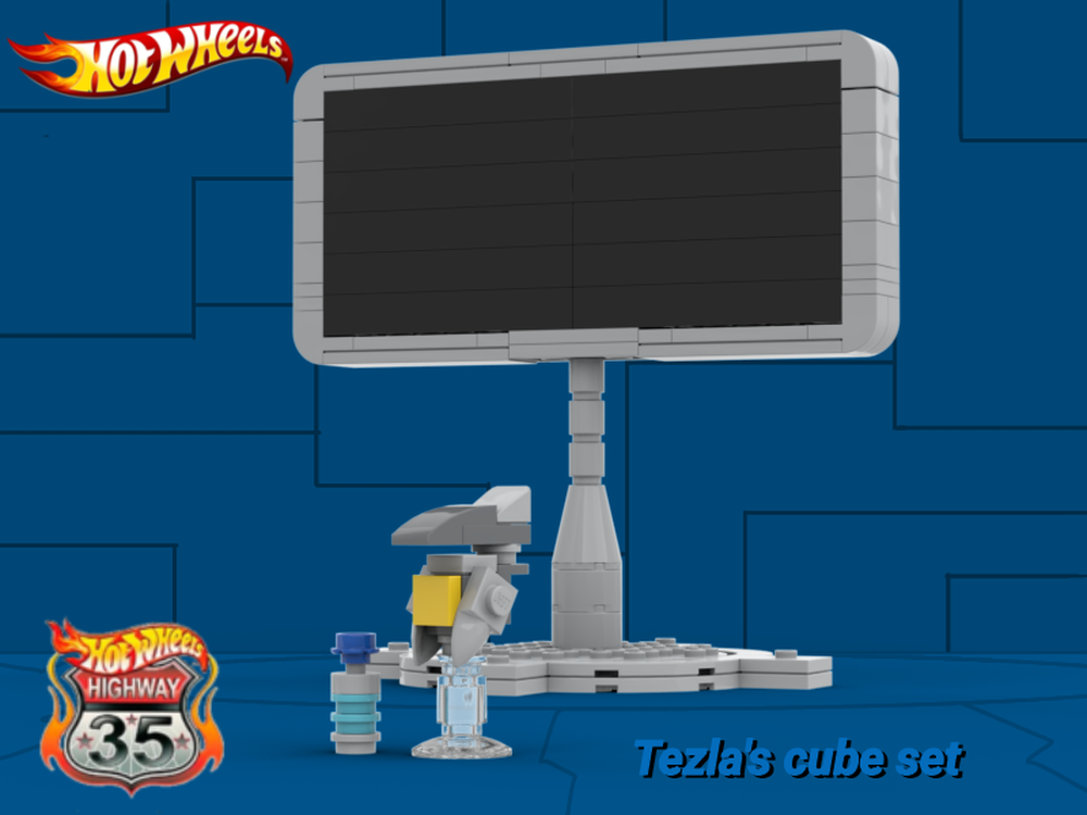 LEGO MOC Hot Wheels Highway 35 - Tezla's cube set by Nitroxburner ...