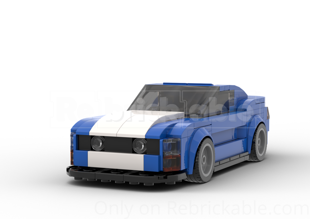 LEGO MOC lego speed champion Mustang GT 8 stud by AlessandroMaffioli ...