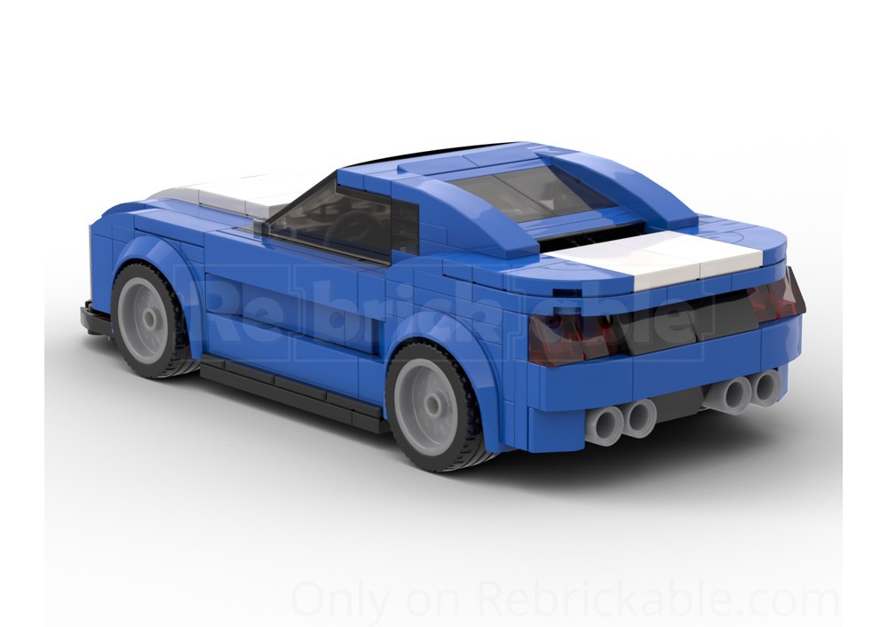 LEGO MOC lego speed champion Mustang GT 8 stud by AlessandroMaffioli ...