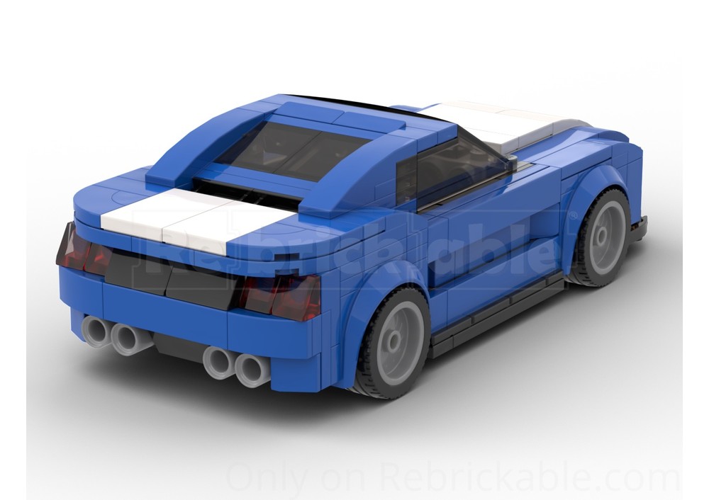 LEGO MOC-214646 lego speed champion Mustang GT 8 stud by ...