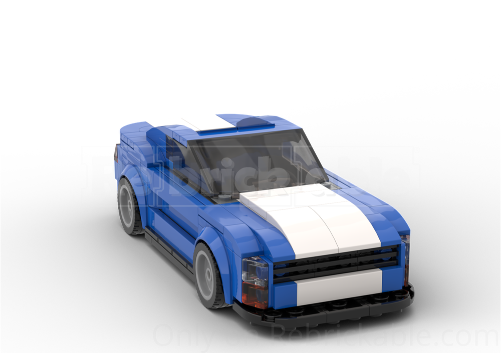 LEGO MOC lego speed champion Mustang GT 8 stud by AlessandroMaffioli ...