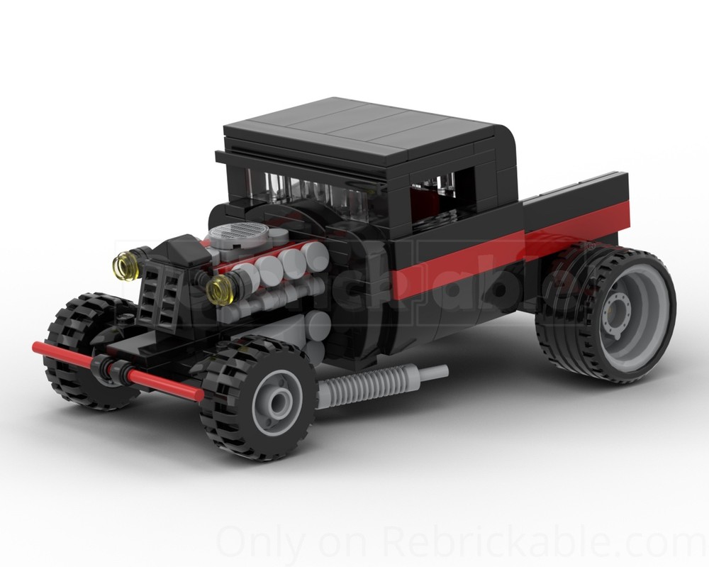 LEGO MOC Model -t hot-rod by AlessandroMaffioli | Rebrickable - Build ...