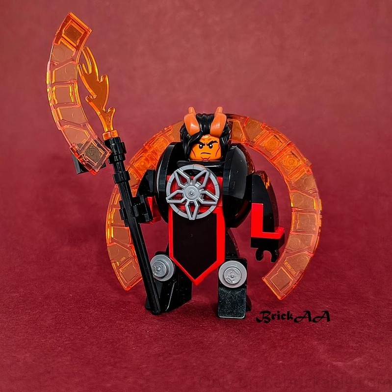 LEGO MOC Demon Warrior by BrickAA | Rebrickable - Build with LEGO