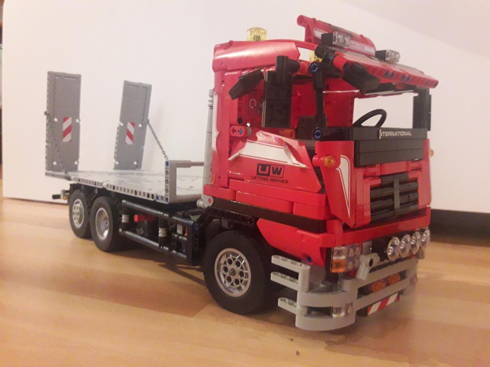 Lego Moc Truck 6x2 With Lifting Axle By Jonimtb Rebrickable Build