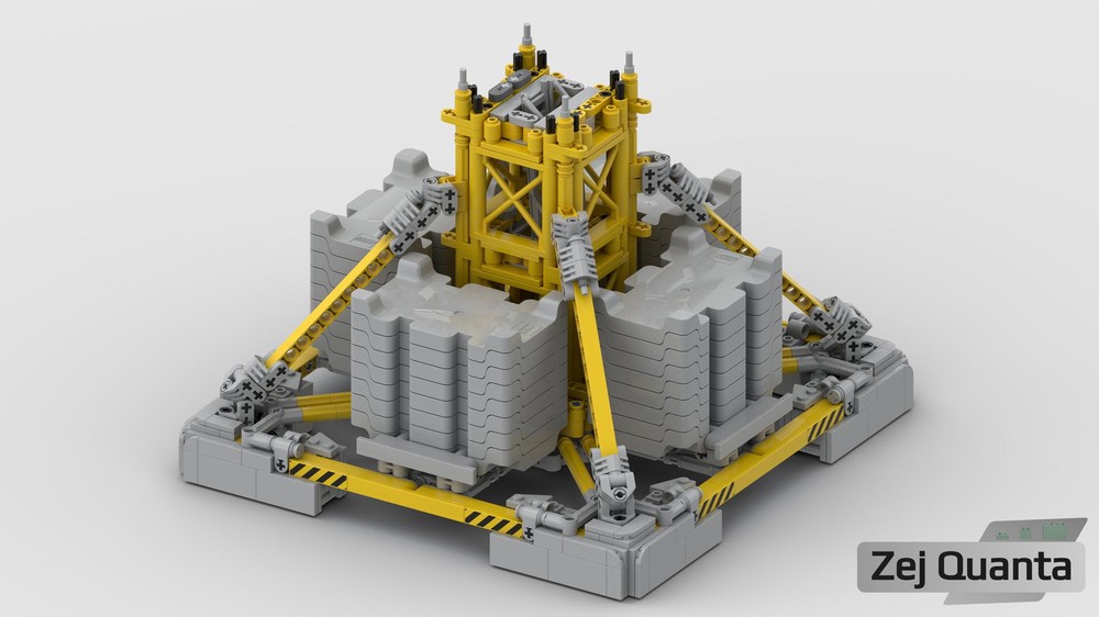 LEGO MOC MOC | City - Tower Crane = Moveable Base by ZejQuanta ...