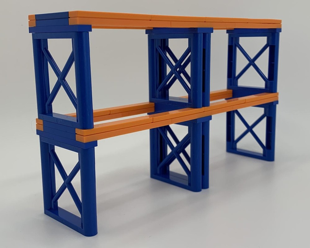 LEGO MOC 1:21 Pallet Shelf by Legotr0nic | Rebrickable - Build with LEGO